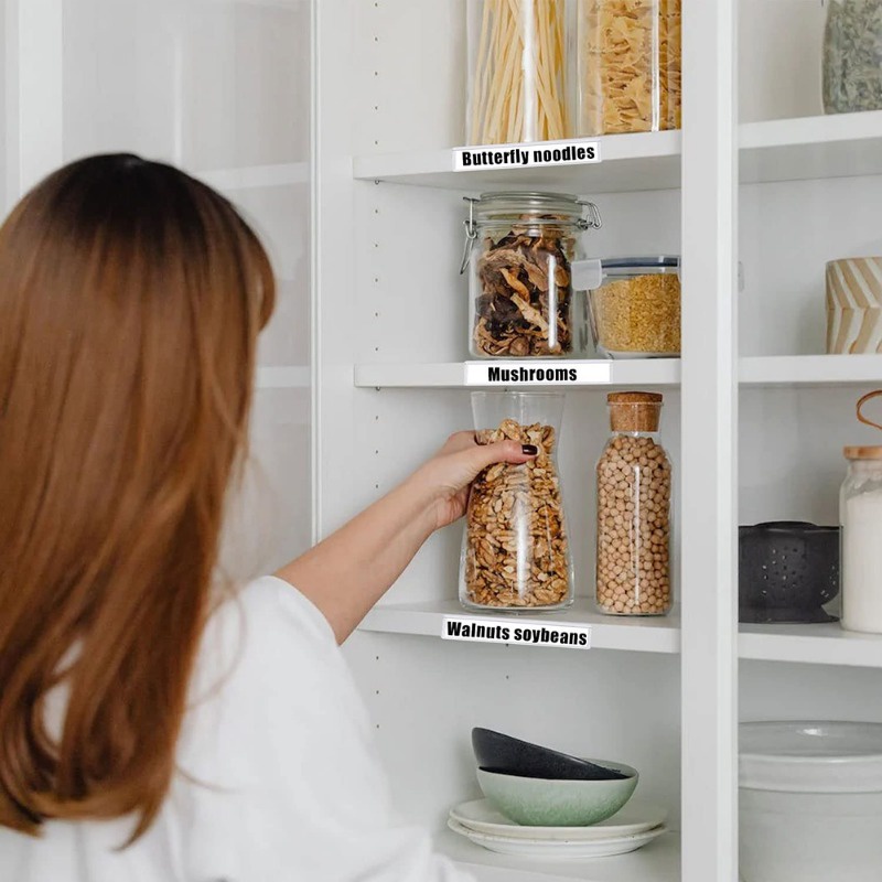 Shelf Tag Pocket Identification Card / 4Pcs Transparent Self-Adhesive ...