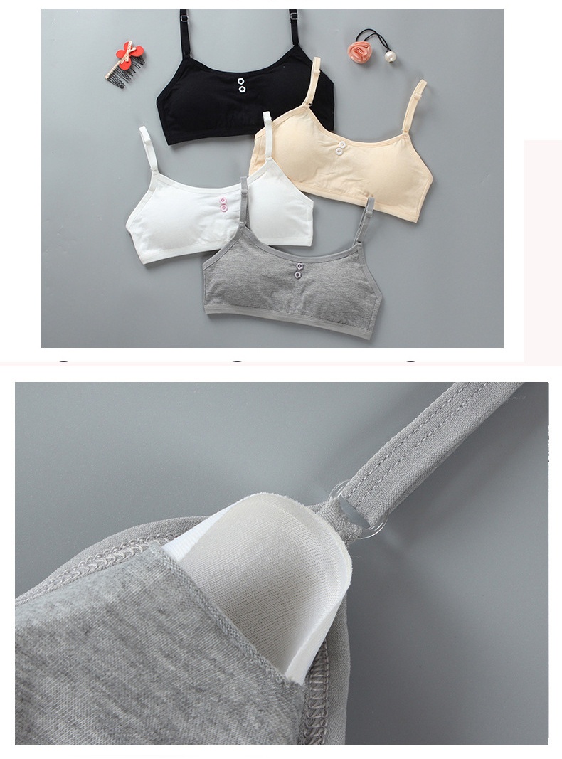 MOMO 12-16Year Baby Hook and Buckle Bra Children's Bra Adolescent ...