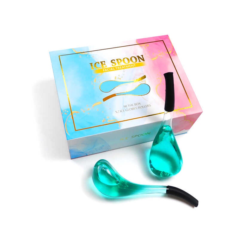2Pcs/Box Beauty Ice Hockey Crystal Ball Facial Ice Globes Cooling ...