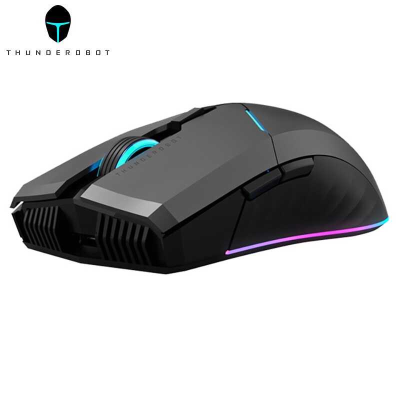 xunxiaxin ThundeRobot Ml703/Ml701/Mg701 Gaming Mouse 2.4g Wireless Wired Rgb 1000mah ...