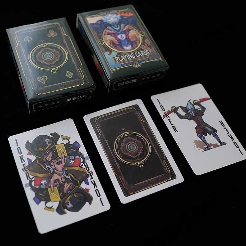 Game LOL League Of Legends Playing Card Character Jinx Ezreal Garen ...