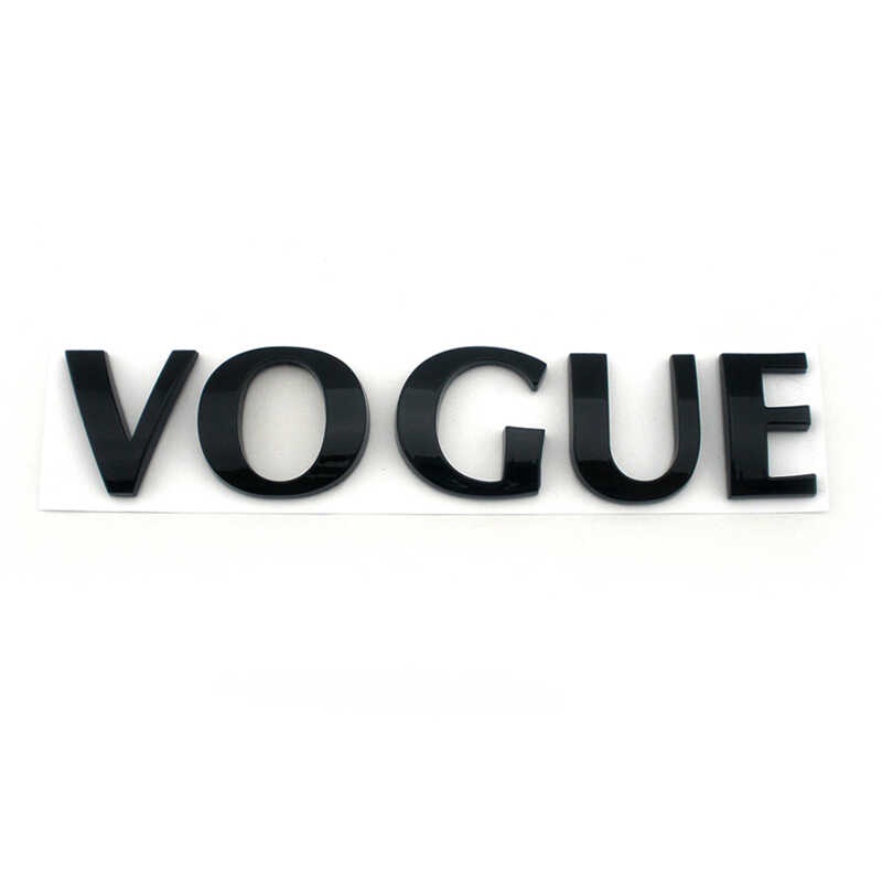 3D Lettering Car Badge Emblem Vogue 2002-2013 Car Decal For Range Rover ...