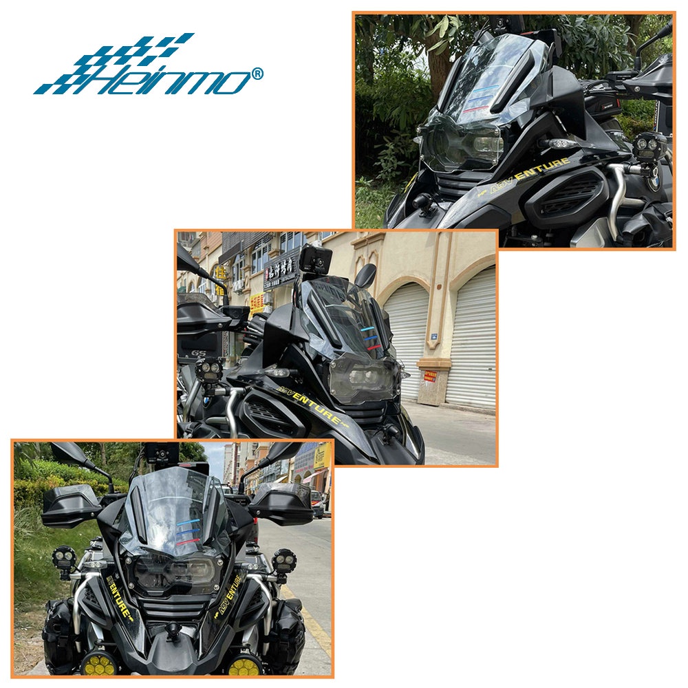 For BMW R1200GS/LC/ADV 2014-2021 R1250GS Windshield Windscreen Wind ...