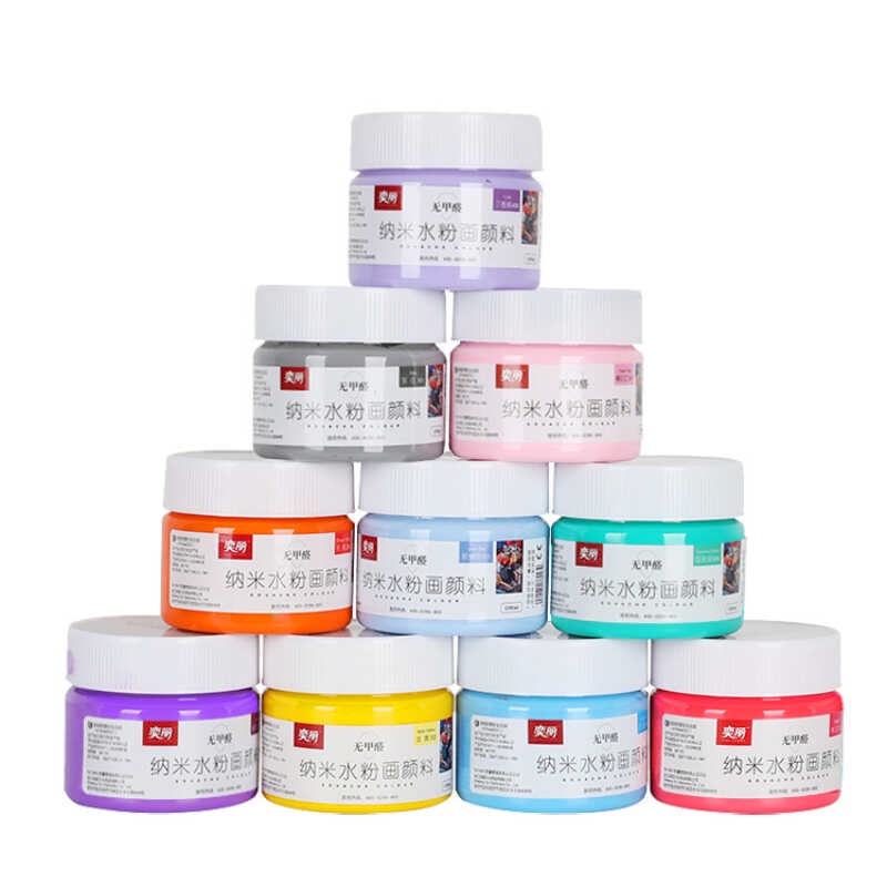100ml na Mabilis na Pagtuyo ng Gouache Paint Student Series espesyal na ...
