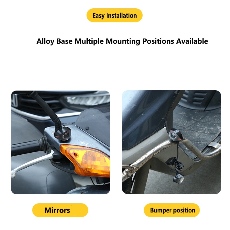 2PCS Mini Driving Light LED Eagle Eye Lights with Controller Daytime ...