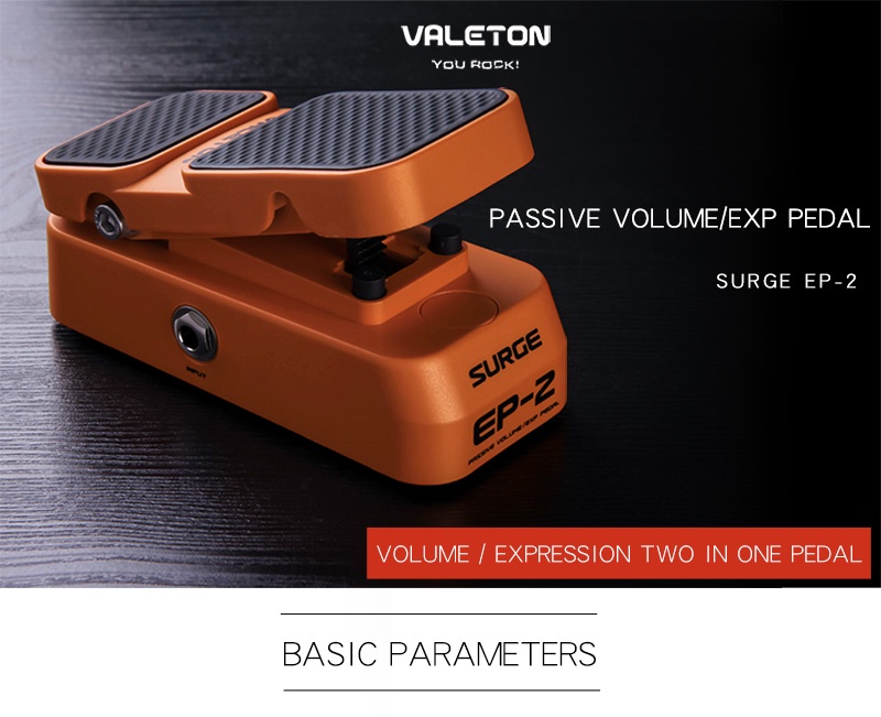 Valeton EP-2 2 in 1 function volume expression control pedal mini ...