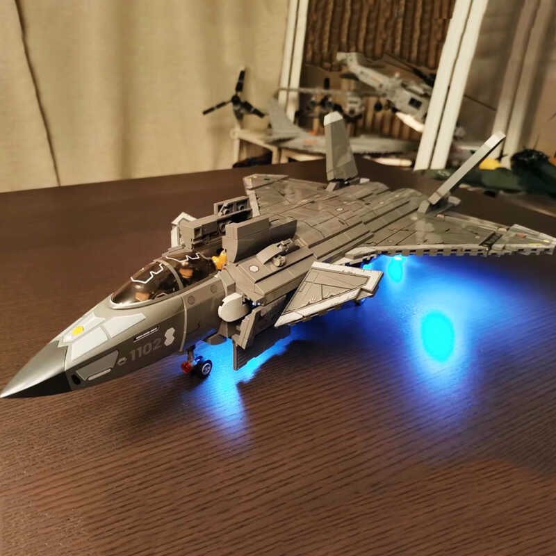SEMBO Military Vertical Takeoff And Landing Aircraft Building Block ...