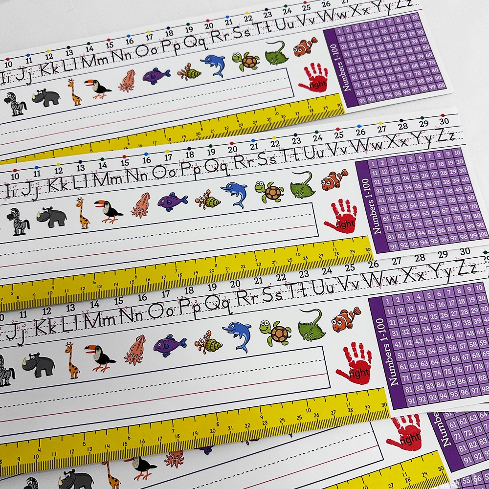 5 Pcs Desk Name Tags Multipurpose Manuscript Name Plates Alphabet shape ...