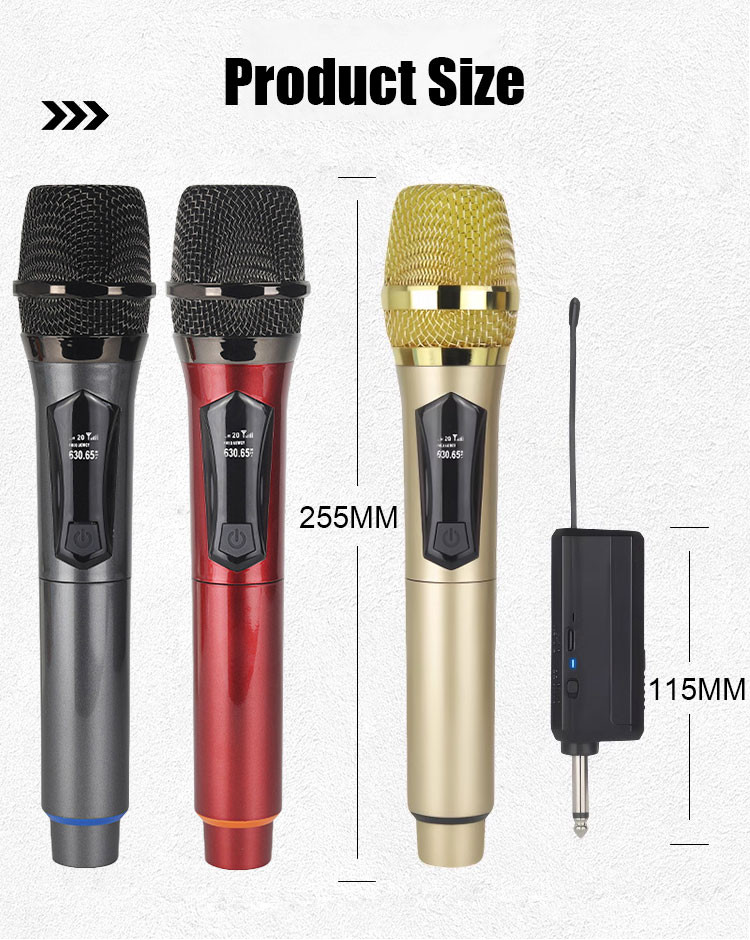 Home wireless microphone set with performance singing sound card ...