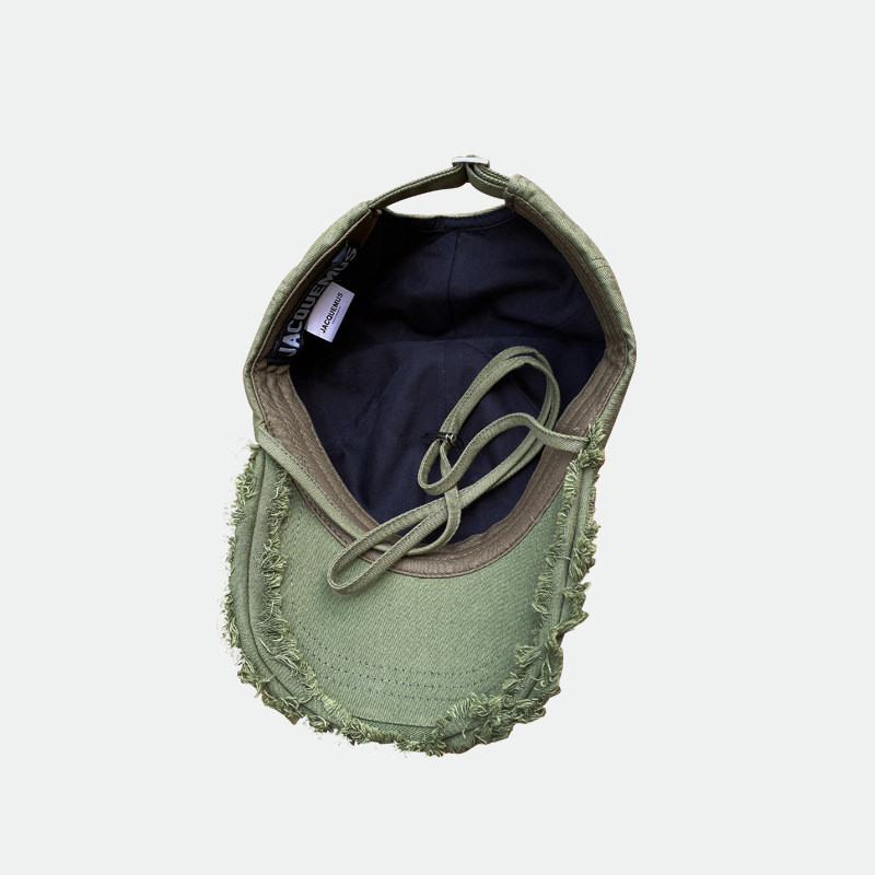 Milan | JACQUEMUS Brushed Drawstring Baseball Cap Korean Version Frayed ...