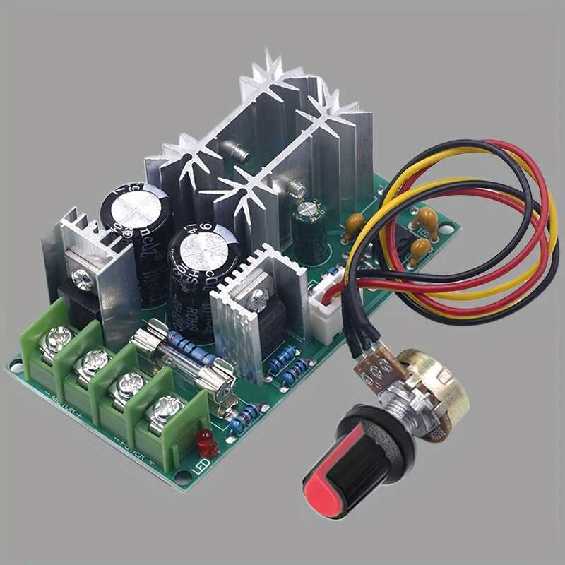 10-60V 20A 1200W, DC Motor Speed Controller, Pulse Width Modulation ...