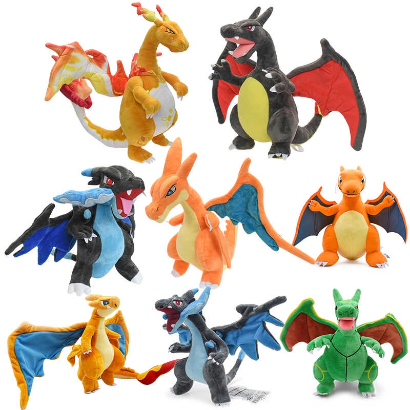 8 Styles TAKARA TOMY - Mega Charizard X/Y Plush Peluche - Rayquaza Fuse ...