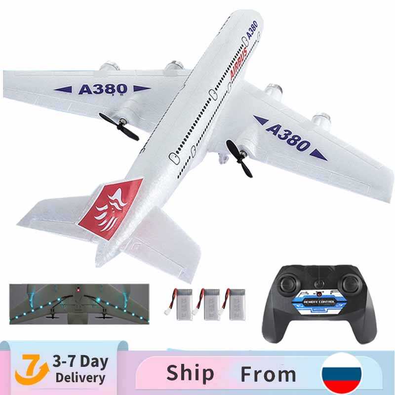 WD Remote Control Airbus A380 Boeing 747 RC Airplane Toy 2.4G Fixed ...