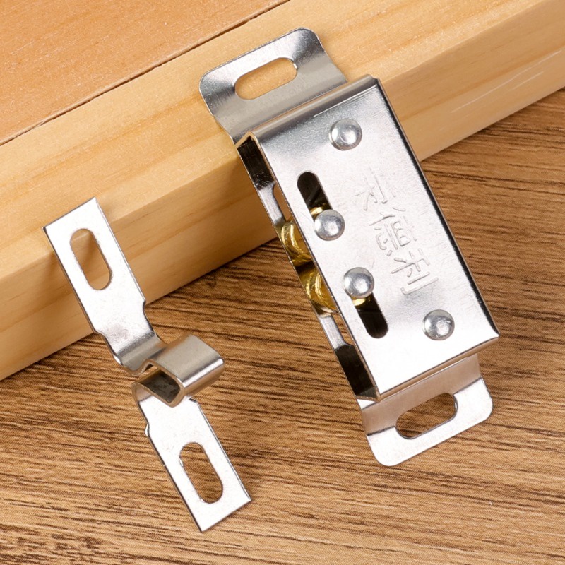 40/50/60mm Cabinet Copper Touch Beads Lock - Self-Locking Door Spring ...