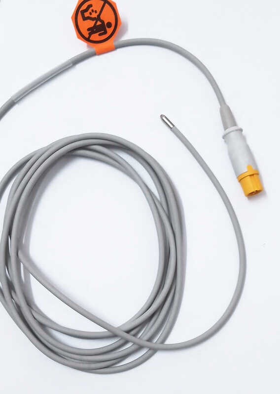 Reusable temperature probe for mindray, adult/pediatric skin surface/esophageal/rectal TEMP ...