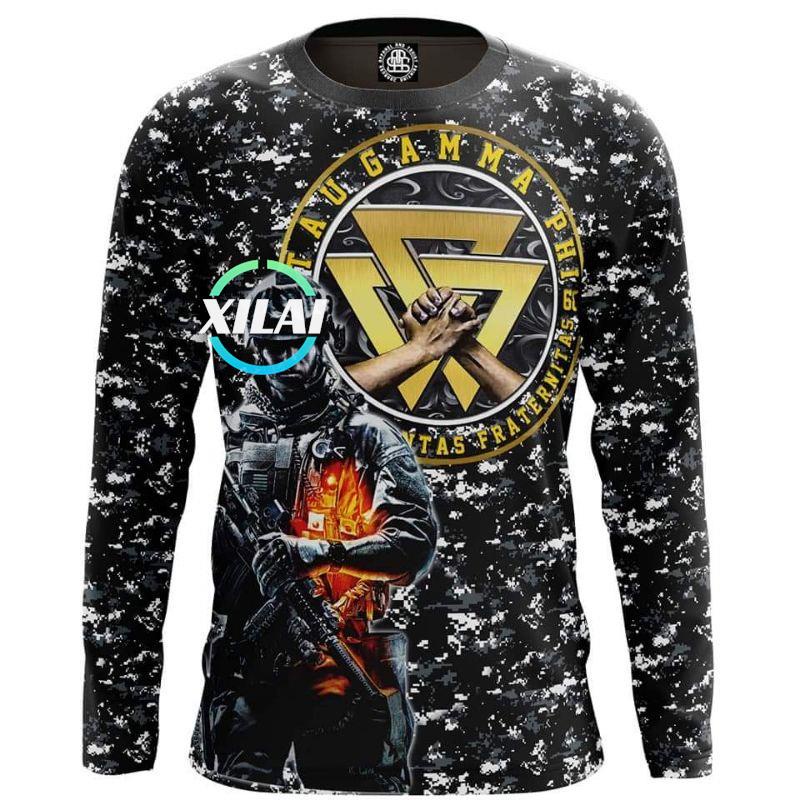 XILAI Triskelion Fratshirt Frat Shirt Full Sublimation TRISKELION/TAU ...
