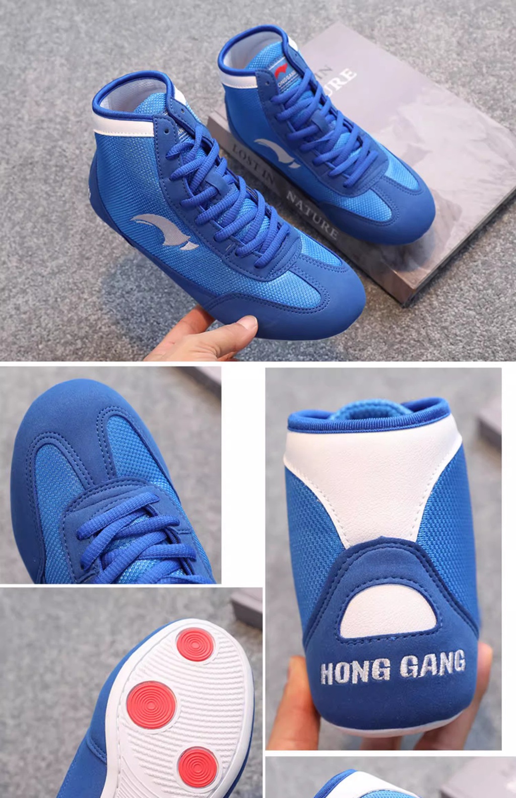 Wrestling Shoes Men Women Training Shoes Boxing Shoes Sanda Shoes ...