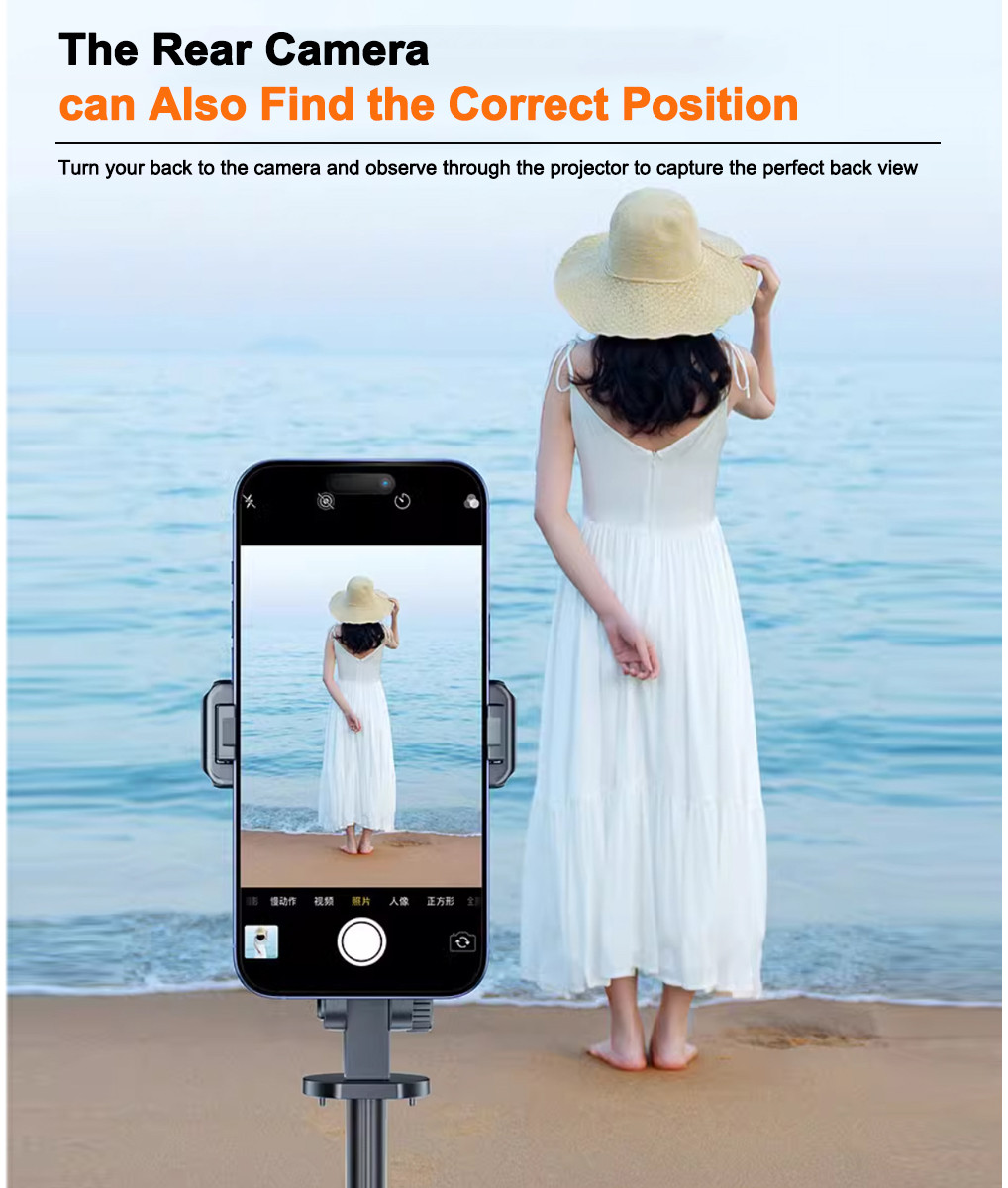 New Selfie Screen Tripod Stand Vlog Selfie Monitor Selfie Stick for ...