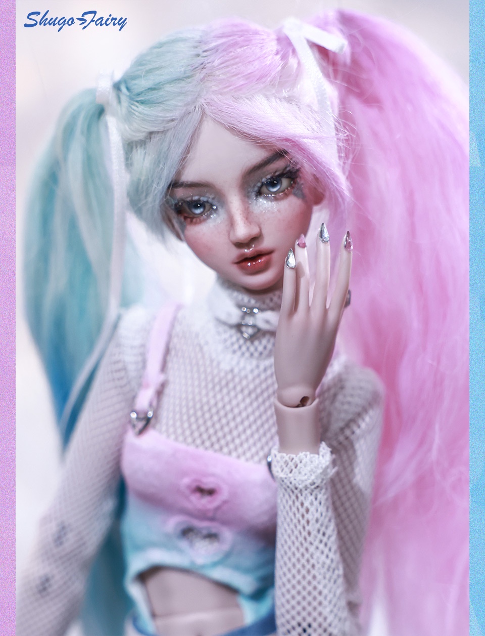 Shuga Fairy Una 1/4 BJD Doll Spray Process Fashion Lady Attractive ...
