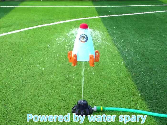 Spot Space Rocket Sprinkler Water Pressure Lift-Off Sprinkler Rocket ...