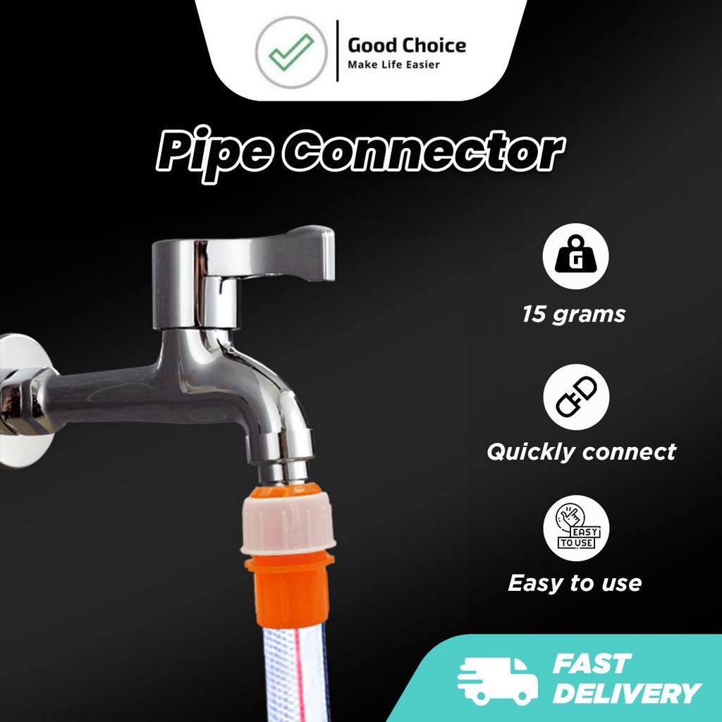 Faucet Hose Quick Connector Ultra Strong Universal Adapter Coupling ...