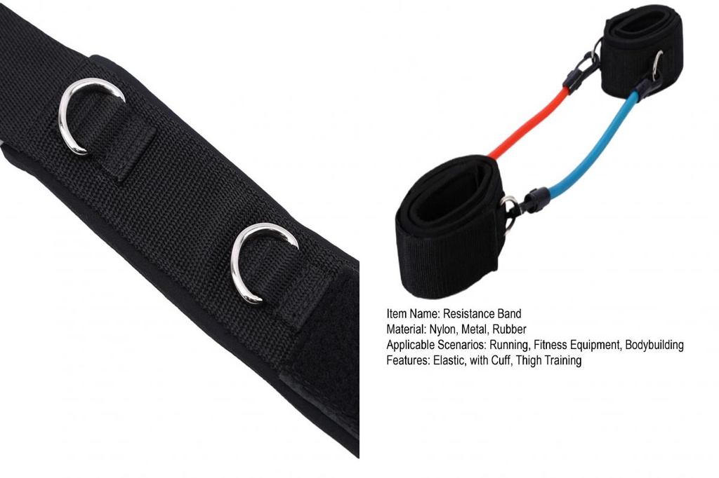 QCA Leg and Butt Training Band High Elasticity Ankle Strap Thigh Butt ...