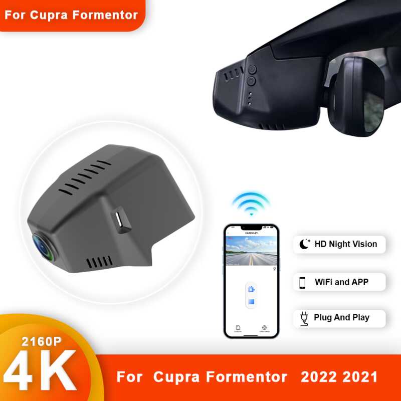 SK Para Sa Cupra Formentor 2022 2021 Front And Rear 4K Dash Cam Para Sa ...