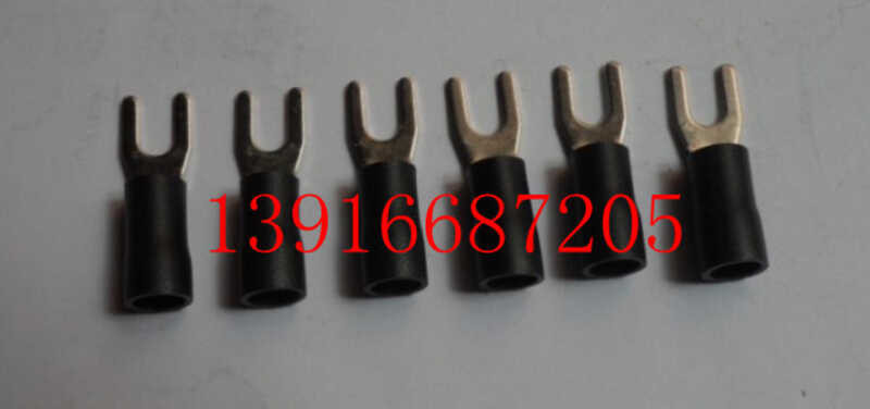 Fork shaped pre insulated terminal SV3.5-4 Y-shaped/U-shaped terminal ...