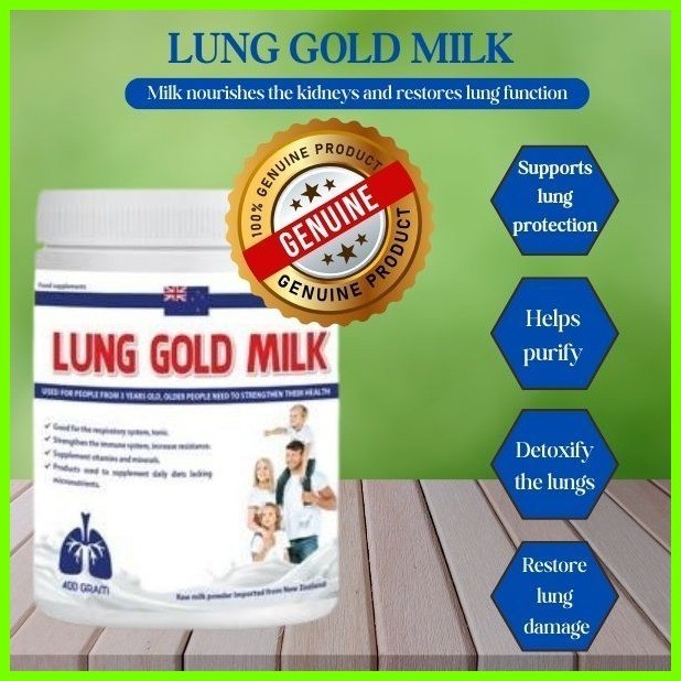LUNG GOLD MILK 400g Colostrum Milk Lung Disease Respiratory Protection ...