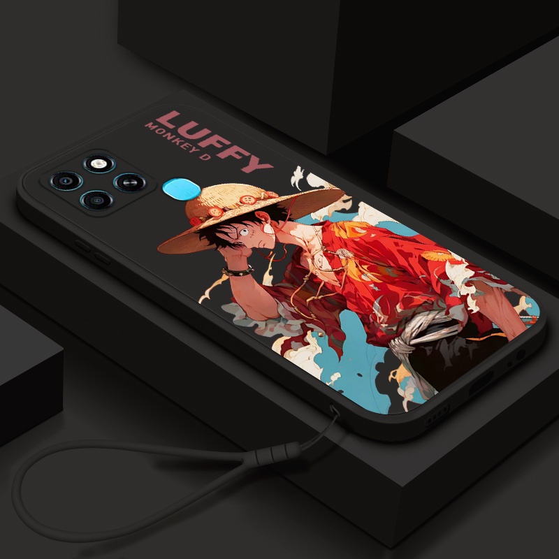 Casing Infinix Smart 6 Hd 6 Plus 7 4 5 Pro X657B Anime one piece Luffy ...