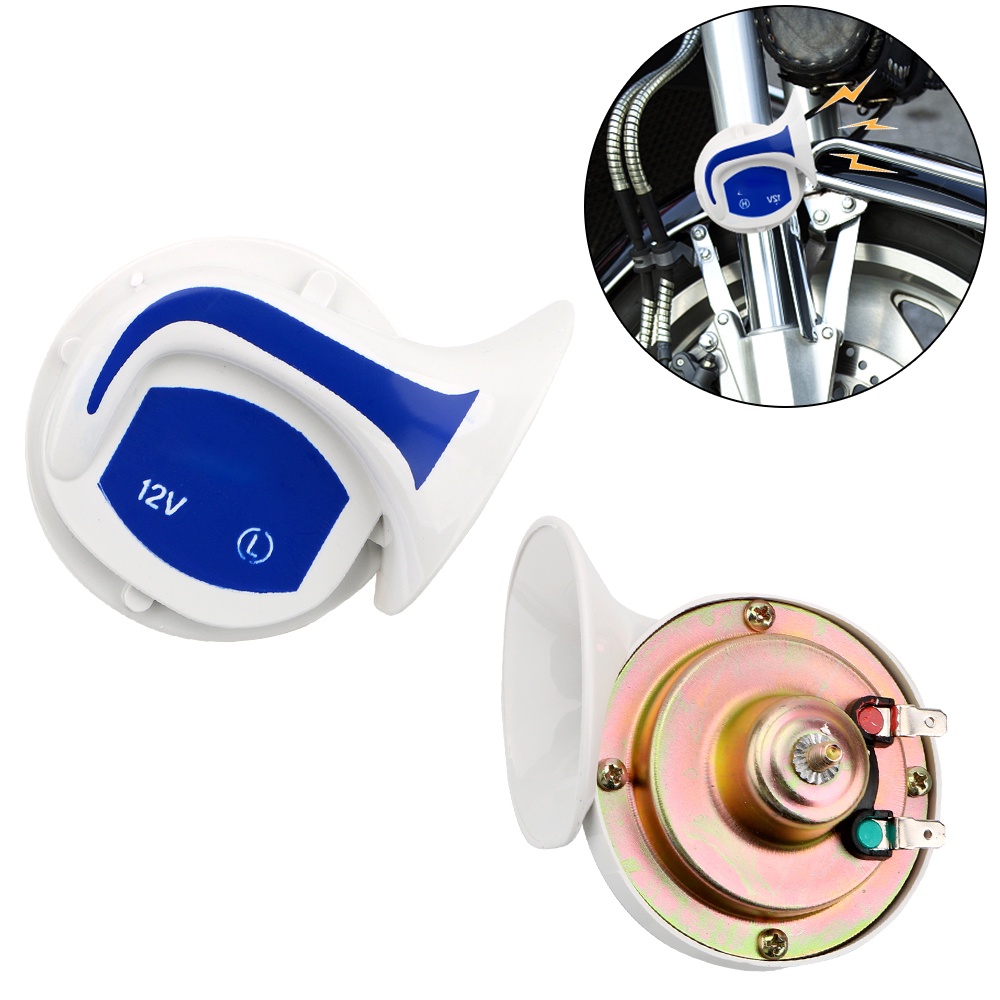 115dB Loud Motorcycle Van Truck Siren 12V Tone Horn signal para sa auto ...