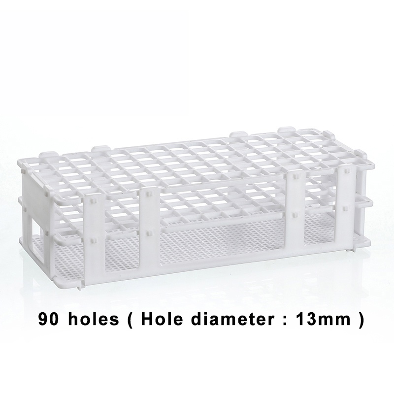 Plastic Test Tube Rack For 13mm 16mm 20mm 25mm 30mm Tubes, White ...