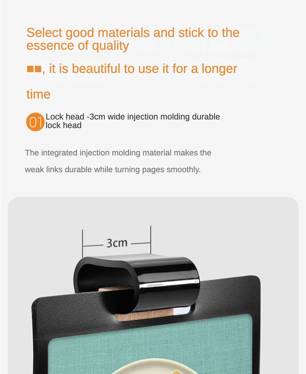 Hotel Ordering Card Display Stand Standing Card Loose-leaf Menu Solid ...
