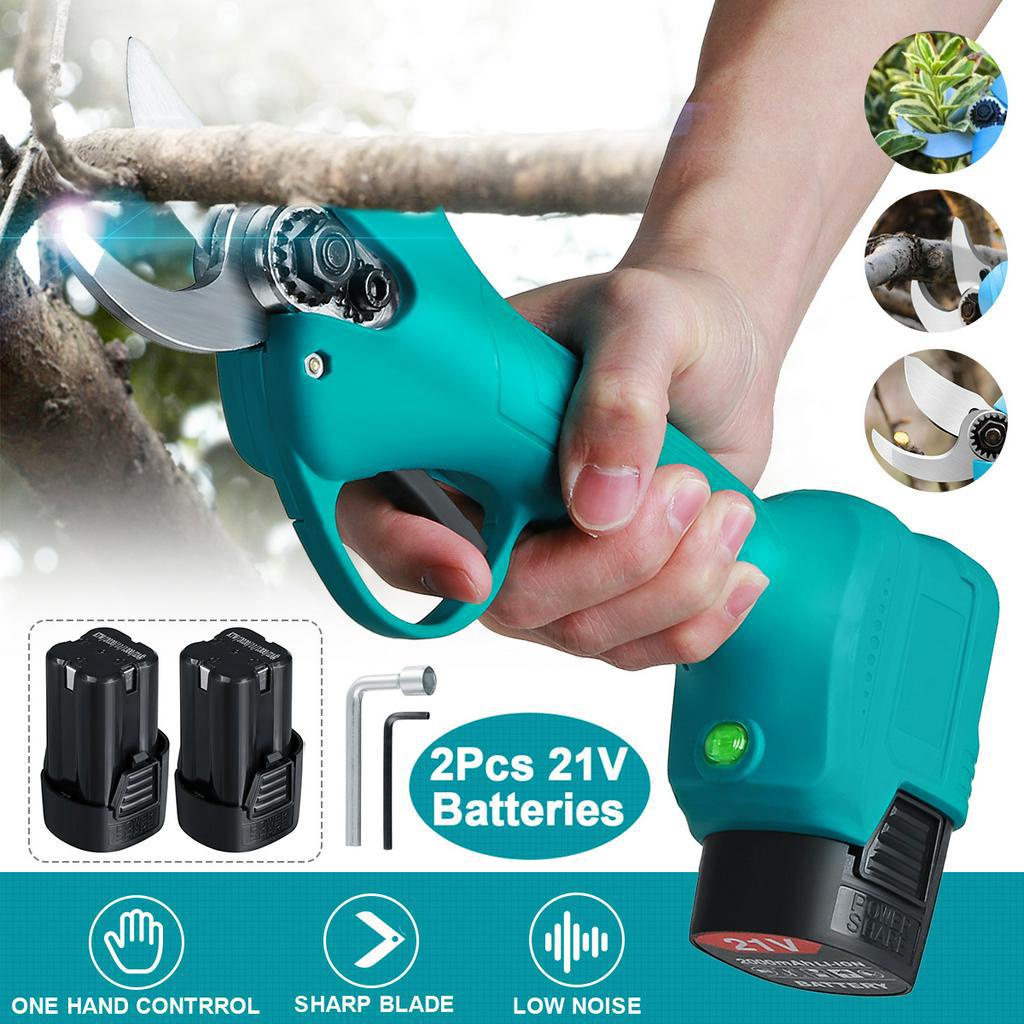 Cordless Pruner Electric Pruning Shear Trimmer Cutter Efficient Fruit ...