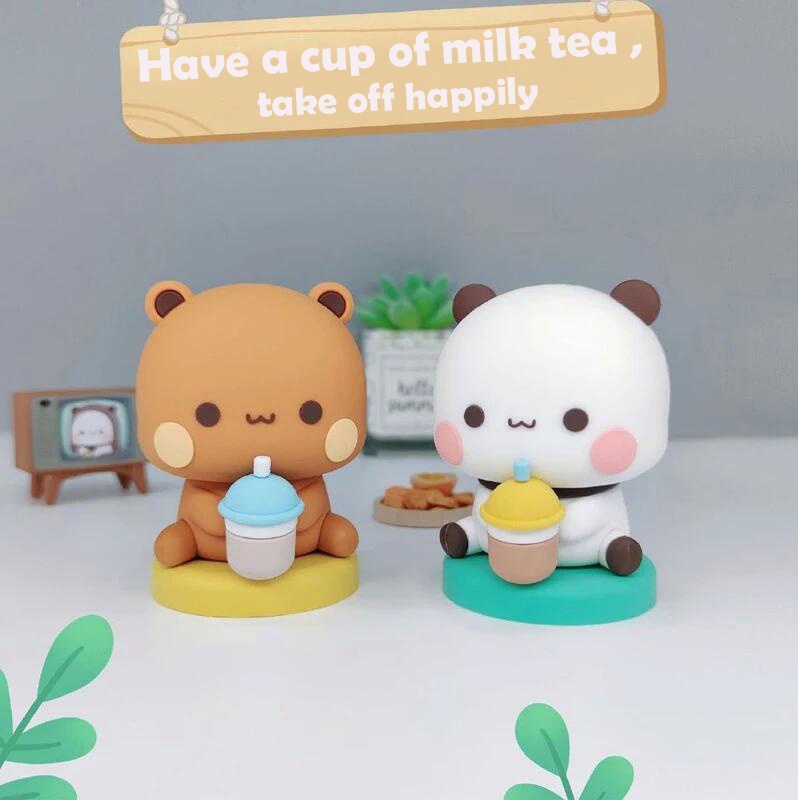 Bubu Yiers Mitao Figure Toys Panda Bubu Dudu Action Figures Kawaii ...
