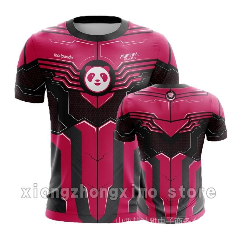 Tshirt Foodpanda Uniform Rider Jersey Long Sleeve/Short Sleeve ...