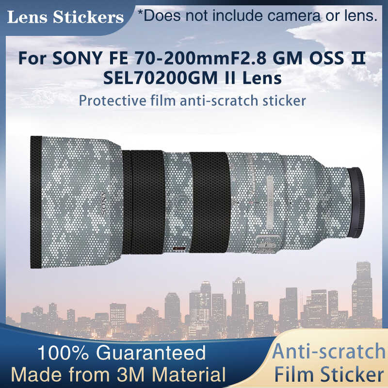 SEL70200GM2 Camera Lens Stickers Body Decal Skin Coat For Sony FE 70 ...