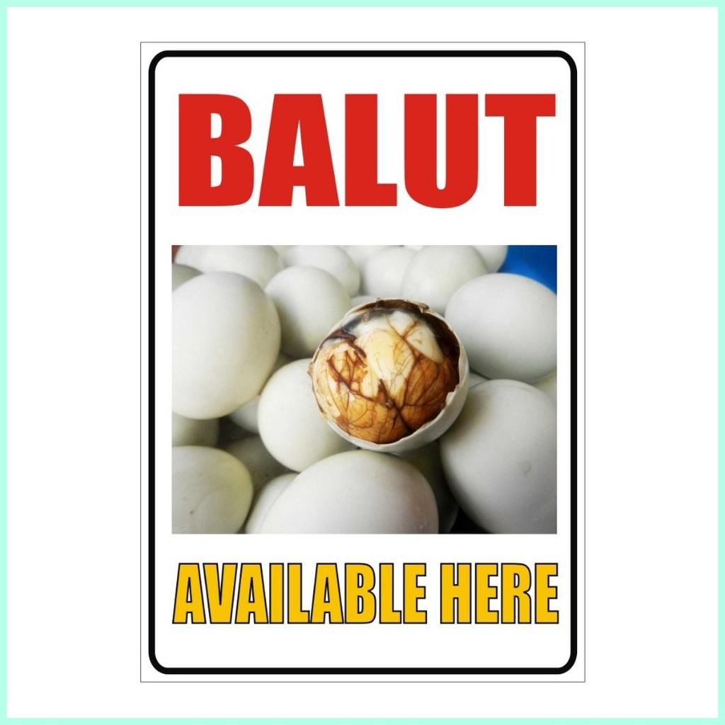 PVC Plastic signage A4 size for food stalls cart kiosks signage ...