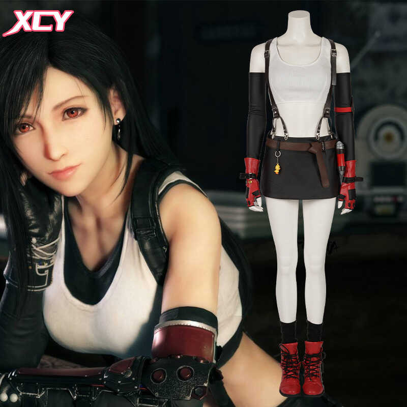 Fantasy Final 7 Remastered Tifa Cosplay Costume Tifa Same Style Cosplay ...