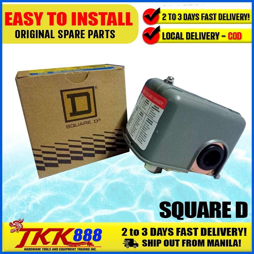U.S Square D Pressure Switch Original Automatic Water Pump Jet Pump Switch Heavy-Duty 9013 FS ...