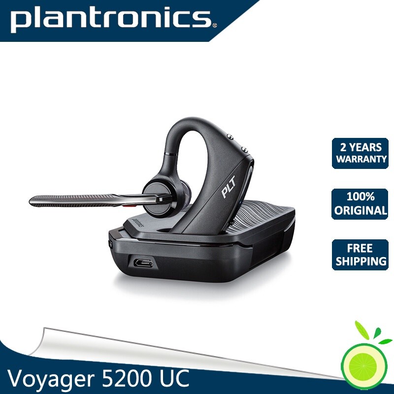Plantronics Voyager 5200 Bluetooth Wireless Headset Noise Reduction ...