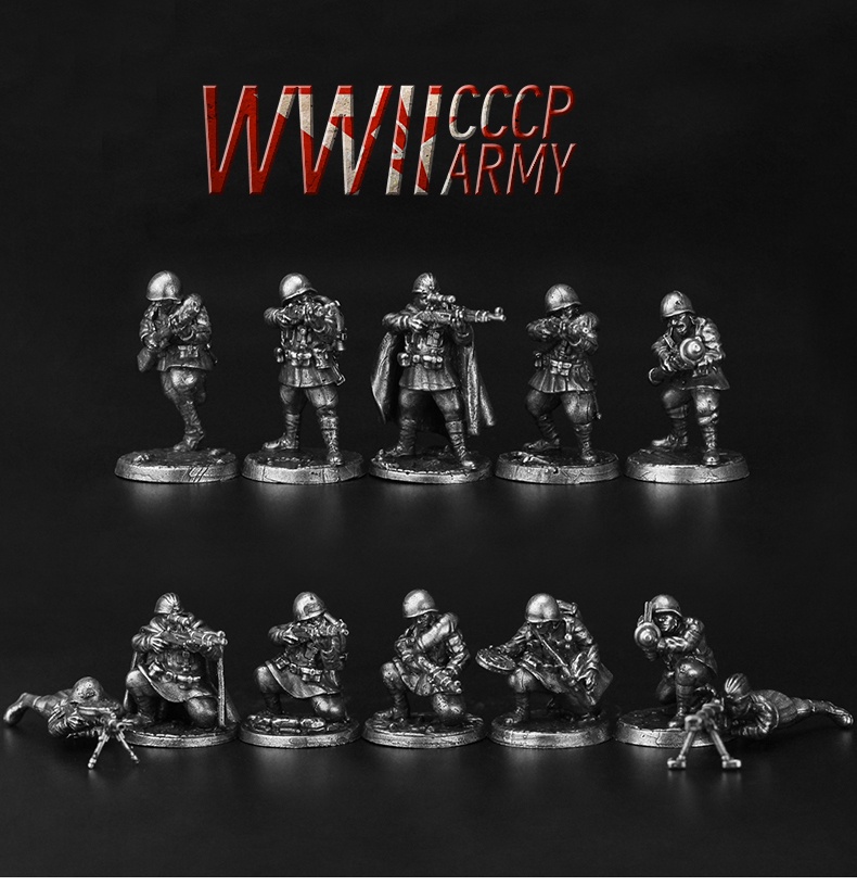 Metal World War II League Army Soldier Model Second World War II Legion ...