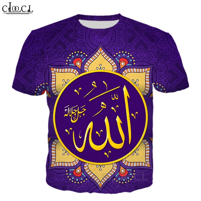 Muslim Islamic Goddess Allah 3d Printing Men Women Hip-hop T-shirt ...