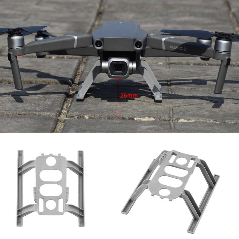 Mabilis na Release Landing Gear para sa DJI Mavic 2 Pro Zoom Drone Height Extender Long Leg Foot ...
