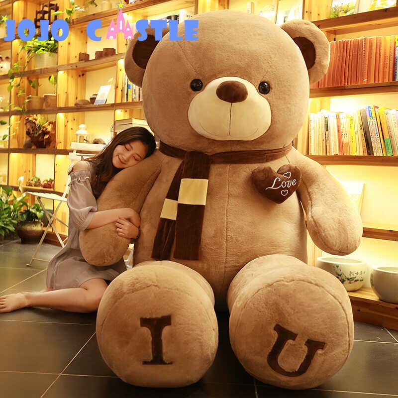JOJO CASTLE 80/100/120/140/160/180Cm Large Size Teddy Bear Plush Toy ...
