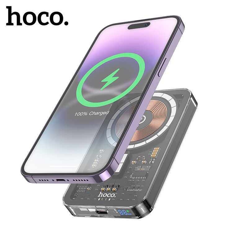 HOCO Magnetic Wireless Power Bank 5000mAh 20W Fast Charge Transparent ...