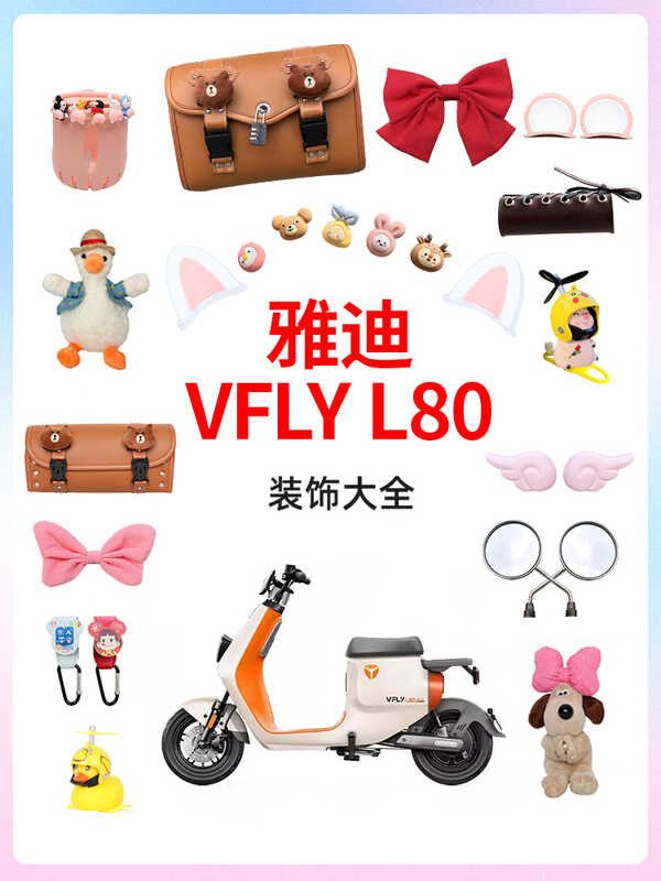 Yadea VFLY L80 Car Universal Accessories Kompletong Small Electric ...