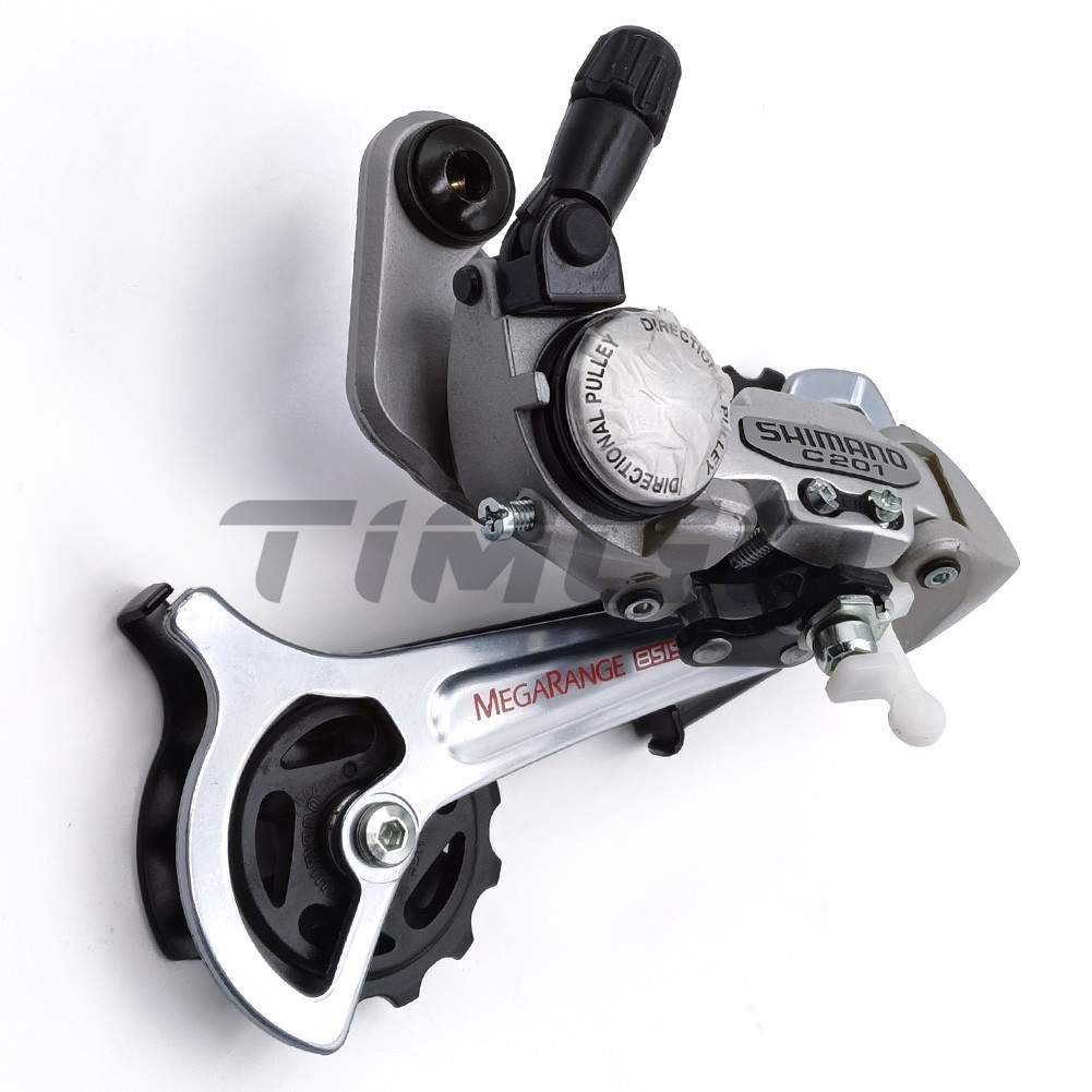 Shimano C-SERIES RD-C201 MTB Mountain Bike Rear Derailleur 7/8 Speed Direct Mount Silver ...