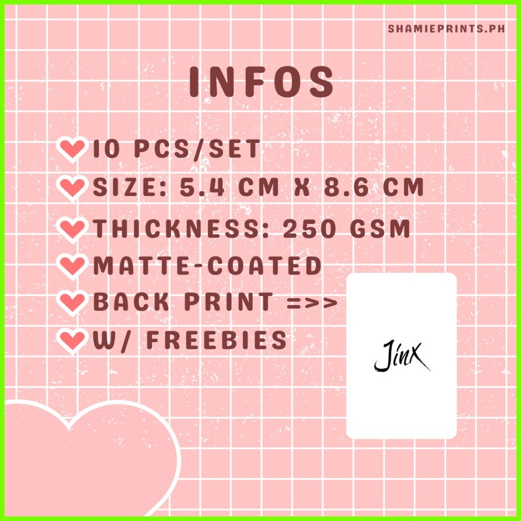 ♕ ☬ ๑ JINX BL PHOTOCARDS (10 PCS/SET) | Shopee Philippines