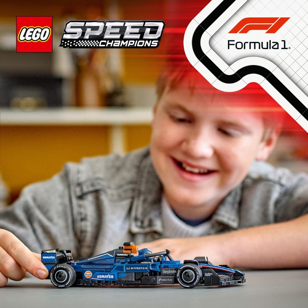LEGO 77249 Speed Champions Williams Racing FW46 F1 Race Car Building ...